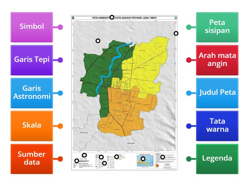 Labelled Maps - Labelled diagram