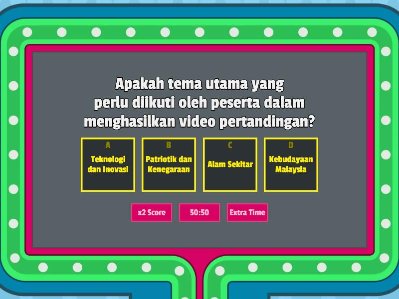 KUIZ PERTANDINGAN MEMBACA POSTER - اختبار الألعاب التلفزية