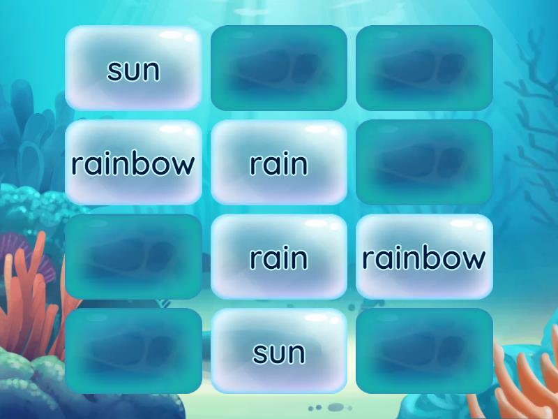 weather memory game - Matching pairs