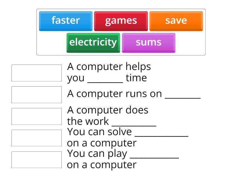 Grade1 Ch1 Fill in the space - Une las parejas