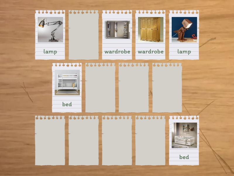Bedroom items - Matching pairs