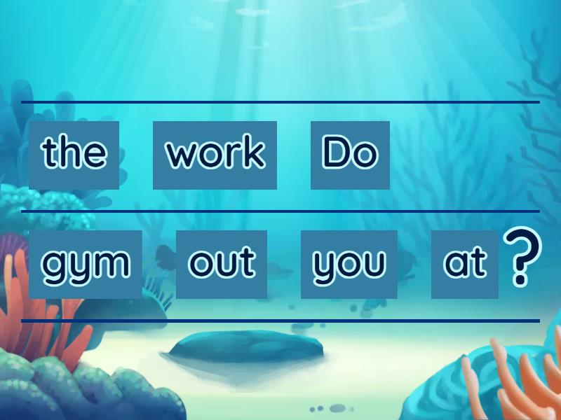 Simple Present conversation - Unjumble