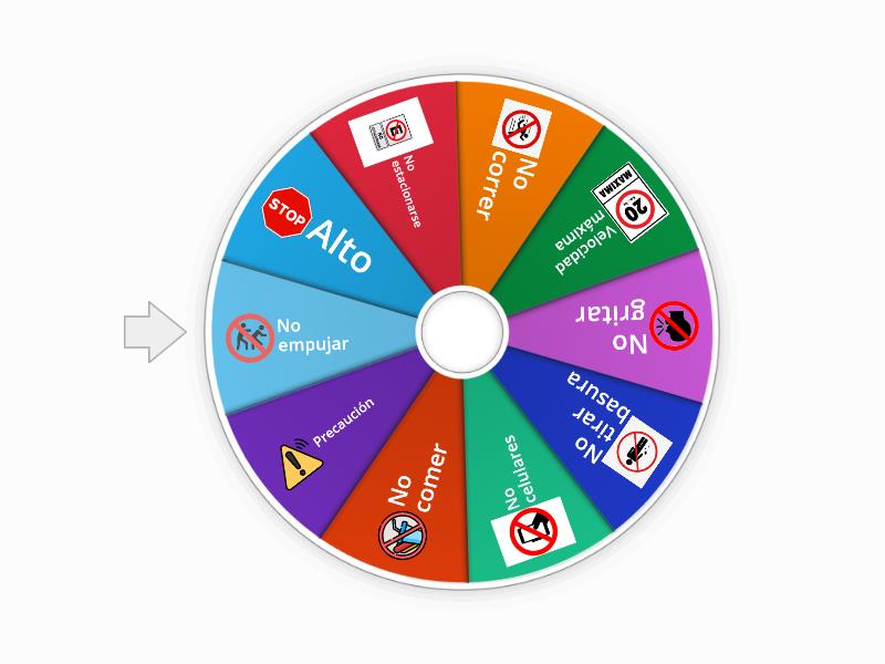 Carteles reglas - Random wheel