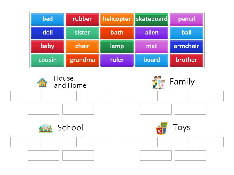 KB2 vocabulary - Group sort