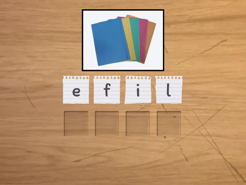 EF A1 things 3 - Anagram