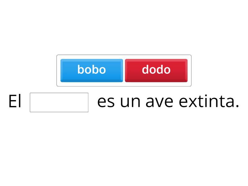 Completamos oraciones con "b" y "d" - Complete a frase
