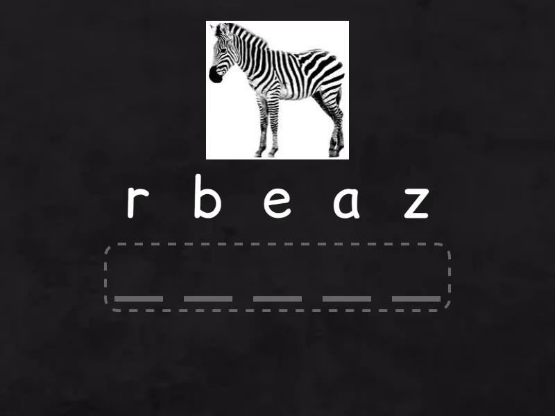 a BR, CR, ... - Anagram