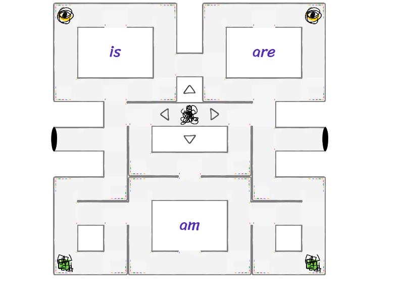 Verb TO be - Easy - mAZE - Maze chase