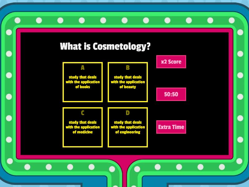 Cosmetology Final - Gameshow quiz