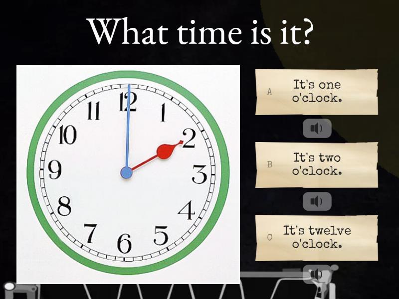 What time is it? - Quiz