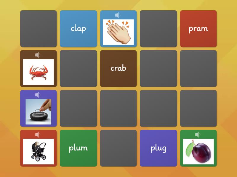 Sounds Write Word Reading / Find the pairs Unit 9 - Matching pairs