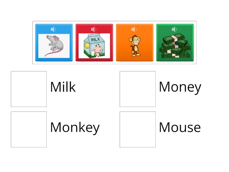 Letter M - Match up