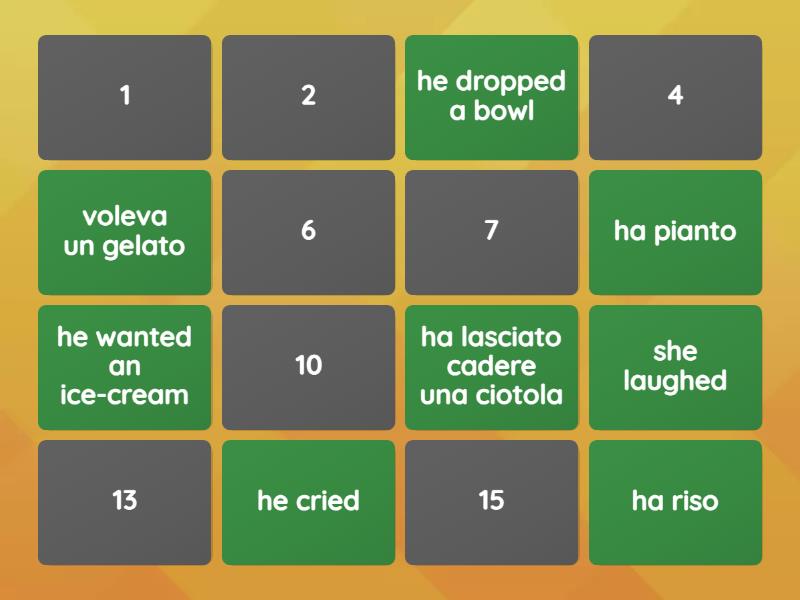 REGULAR VERBS - Parejas