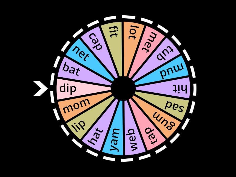 Elite Prep- short vowels - Random wheel