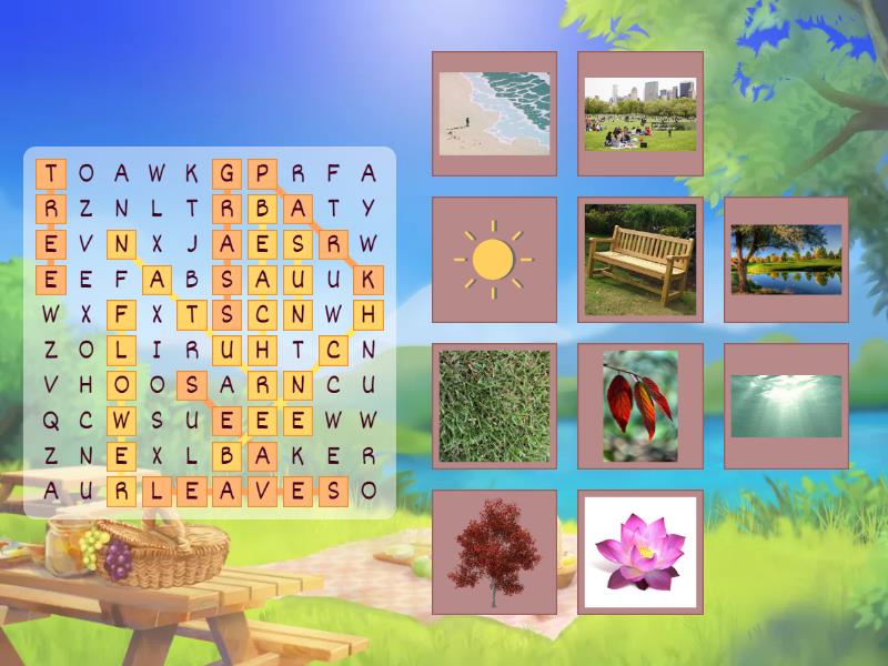 Nature - Wordsearch