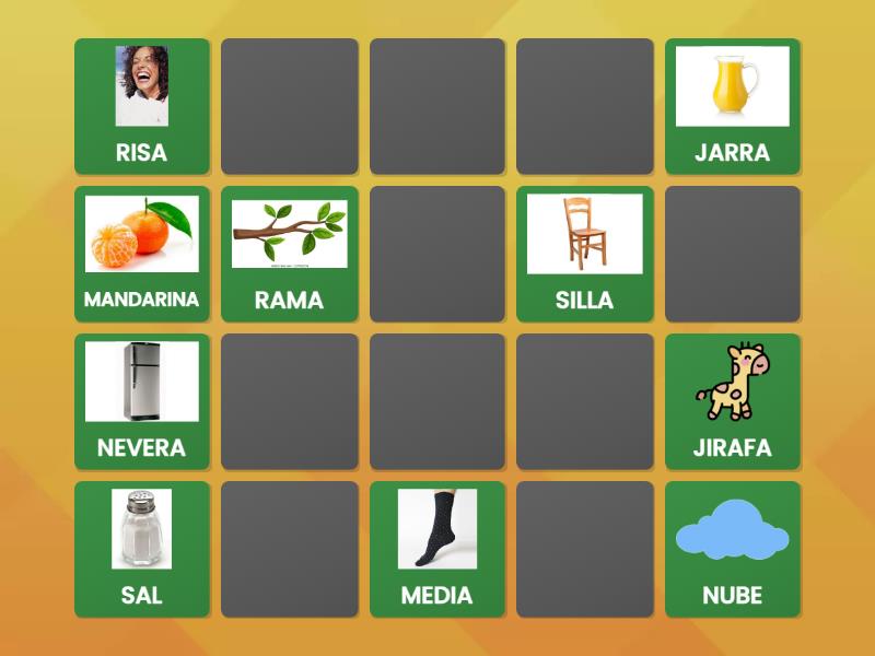 SONIDO CONSONANTE INICIAL - 일치하는 쌍