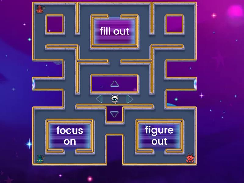 Phrasal Verb - Maze chase