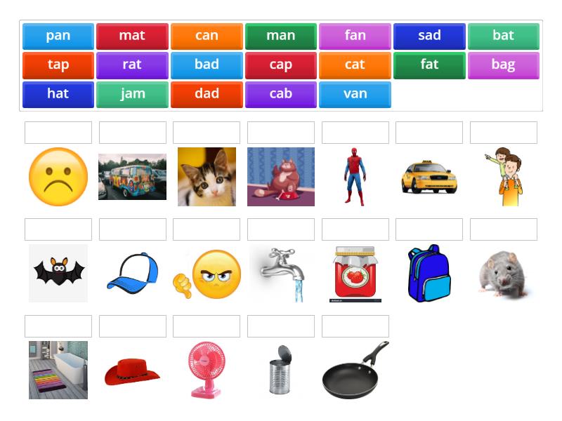 MEDIAL a CVC - Match up