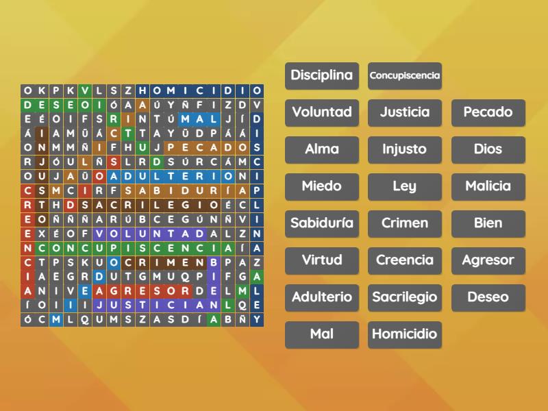 RC3 Sopa de Letras - Wordsearch