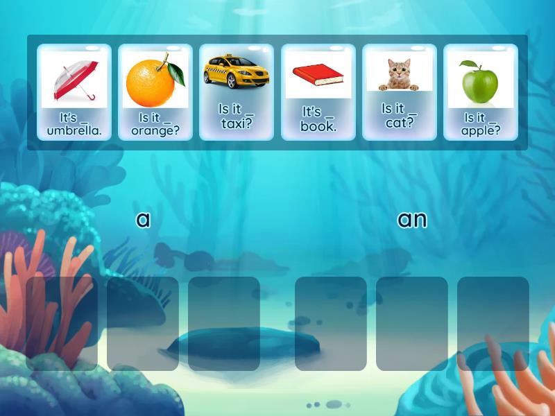 Indefinite article - Group sort