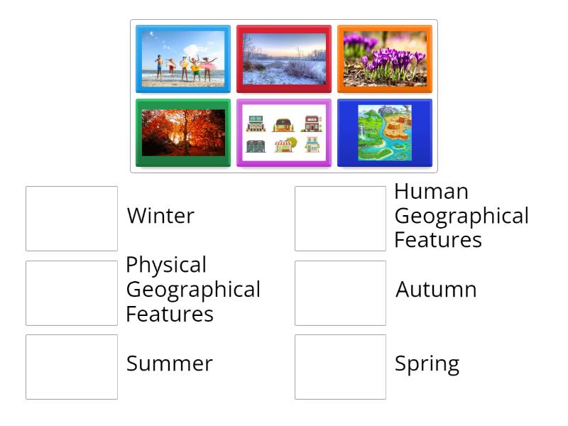 Year 1 Geography Review - Match up