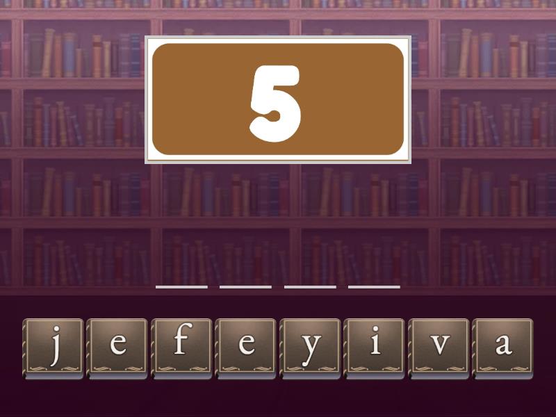 Spotlight Numbers 0-10 (Anagram) - Spell the word