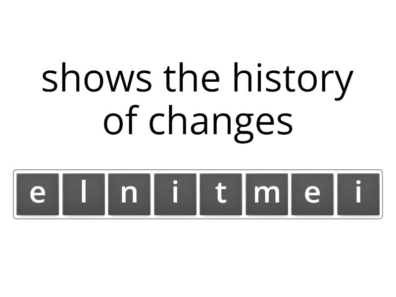 How to Make a Timeline - Anagram