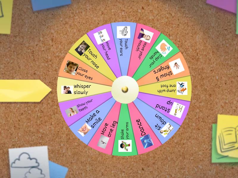 Simon Says - Spin the wheel