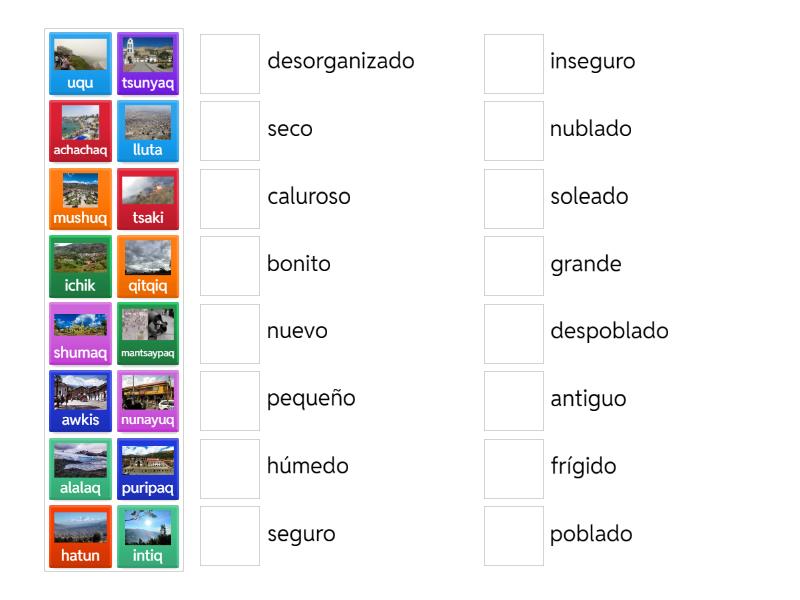 Adjetivos para describir un lugar - Prof. Orlando Reyes - 2024 - Une ...