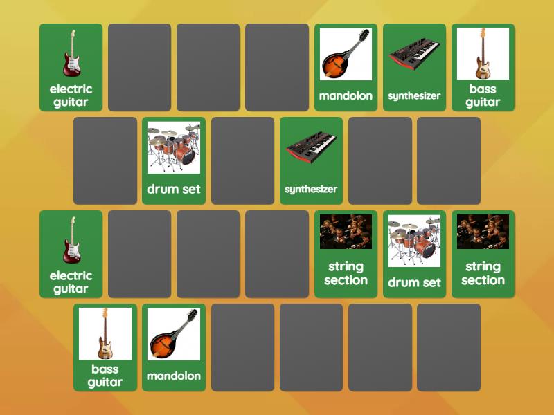 Instruments and performers in Imagine Dragons - Matching pairs