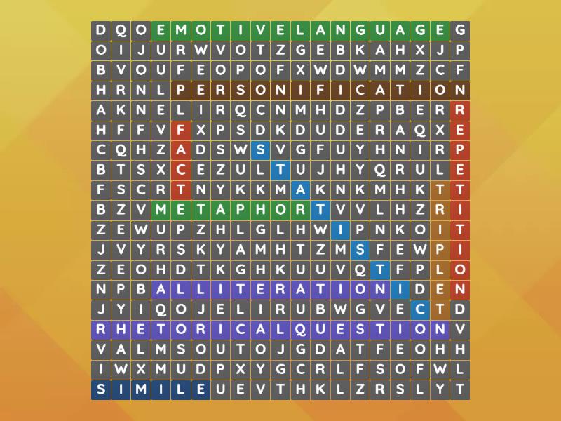 Language features - Wordsearch