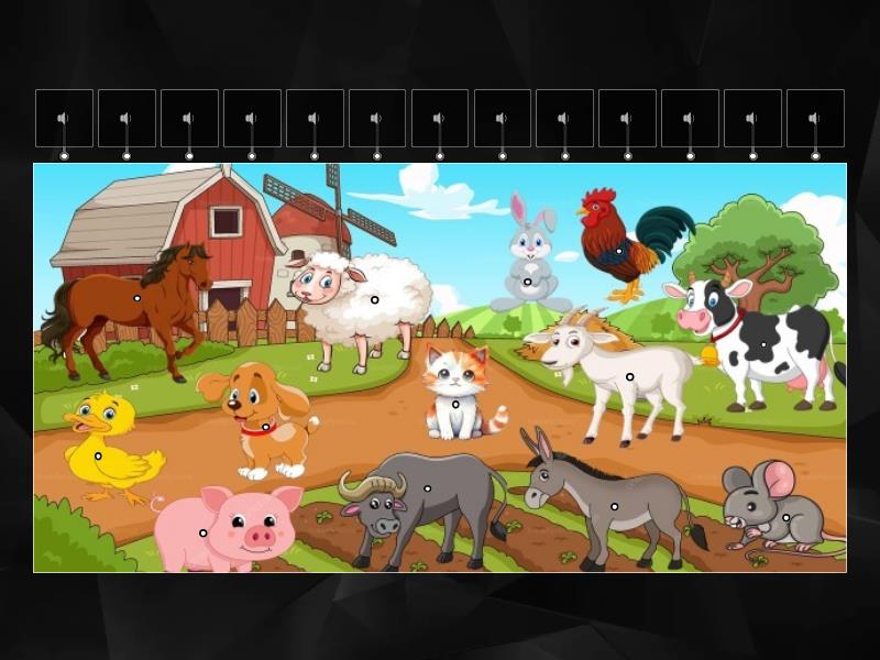 UNIT 8: FARM ANIMALS - WEEK 3 - Diagrama con etiquetas