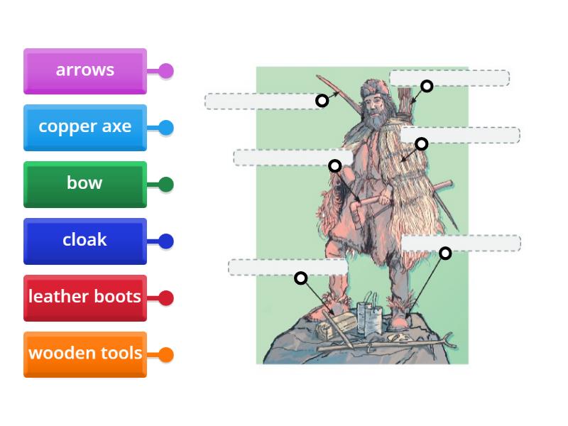 Project4 Unit1: The Iceman Ötzi - Labelled diagram