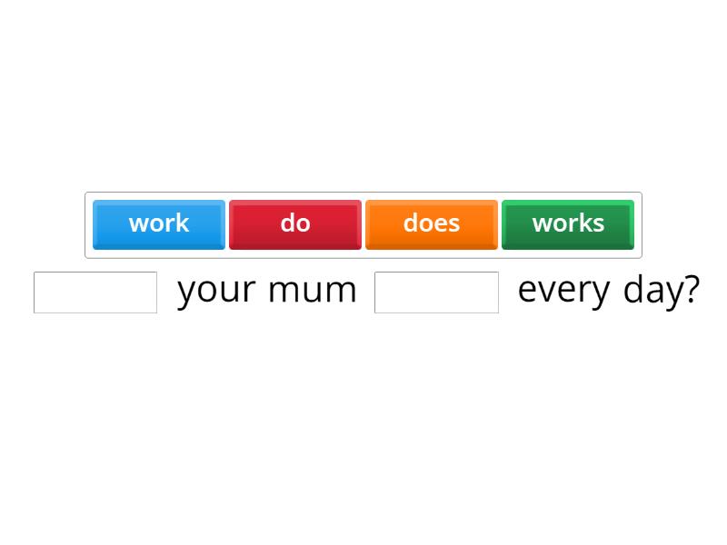Making questions - Complete the sentence