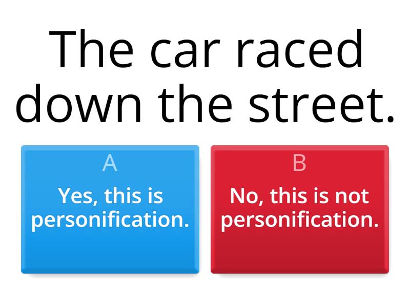 Personification - Quiz