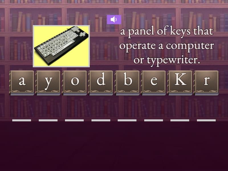 Computer system - Anagram