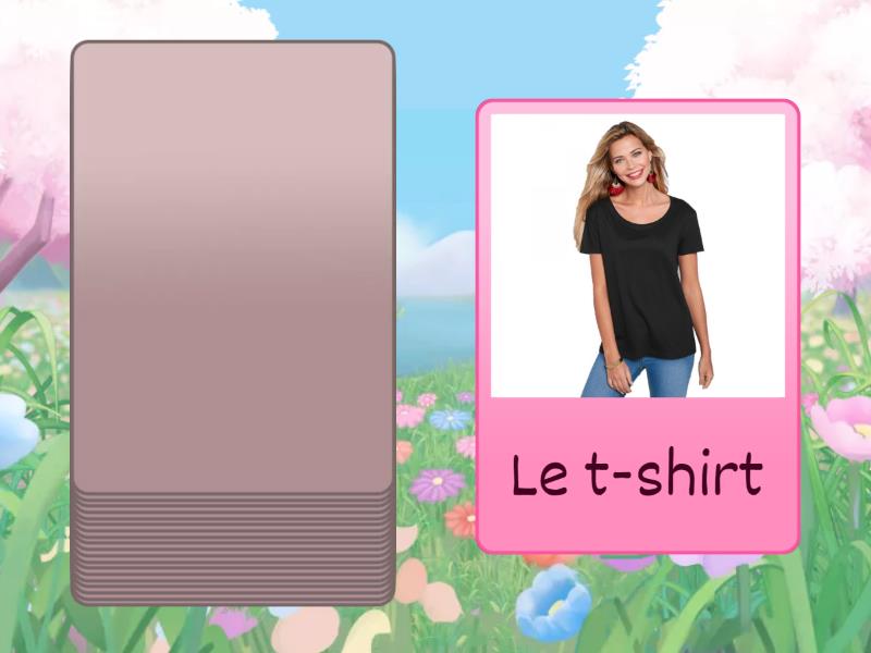 Les vetements - Speaking cards