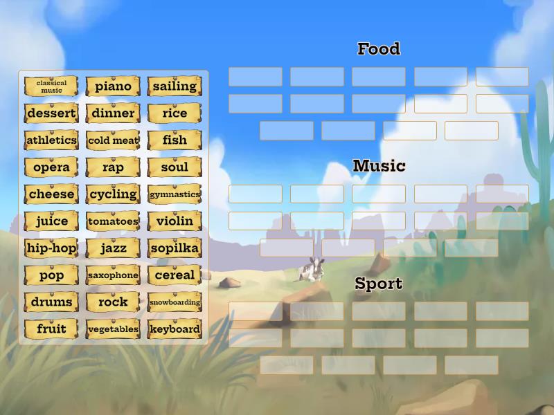 review prepare 6 unit 1-4 - Group sort