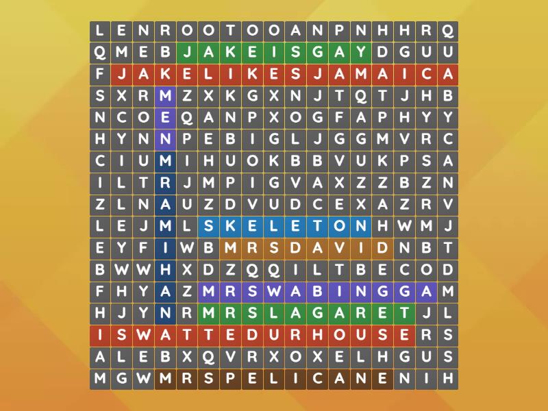 men - Wordsearch