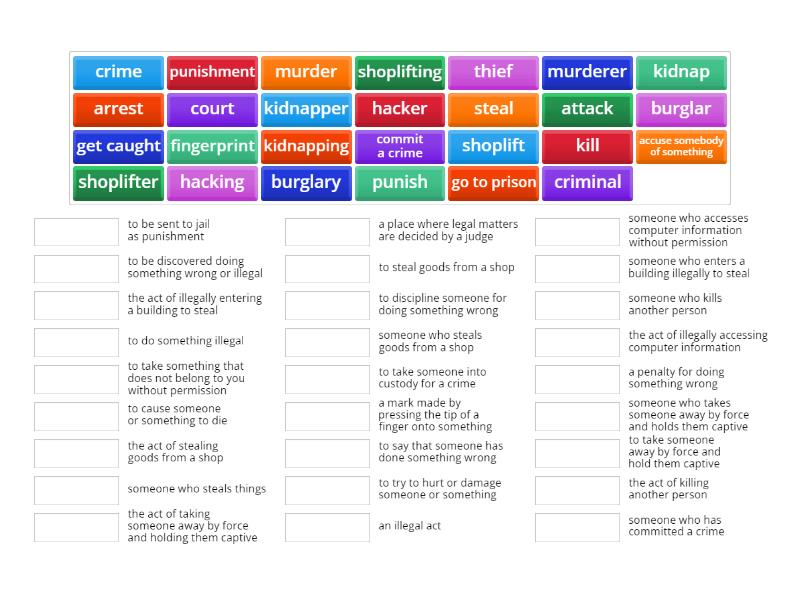 Super Powers 6 Unit 6 - Lesson 1 vocabulary + definitions - Match up
