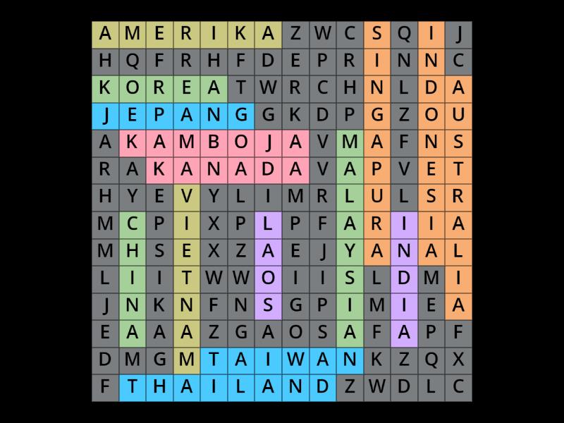 Find the word - Wordsearch