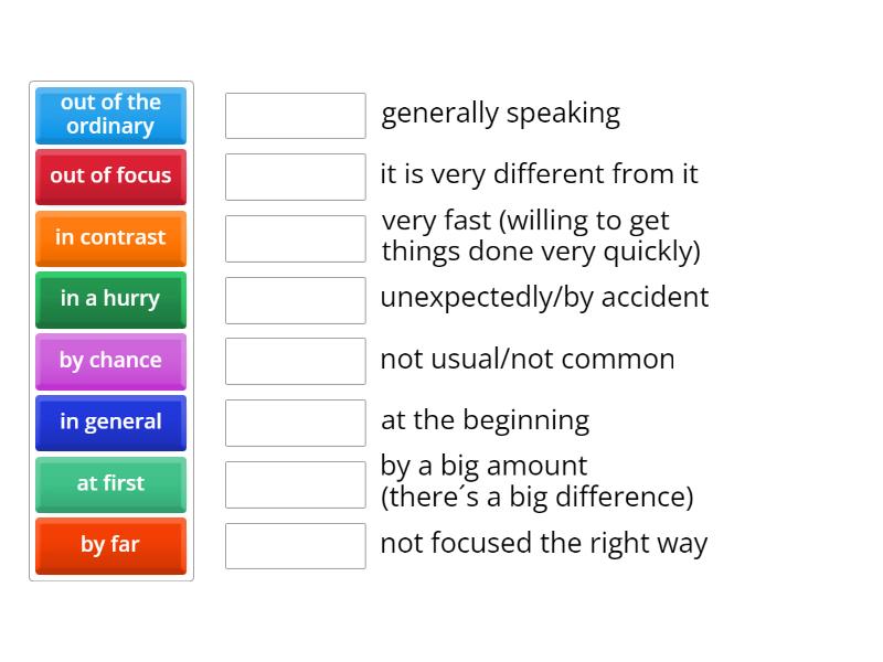 SYNCHR 4 UNIT4 PREPOSITIONAL PHRASES - Match up