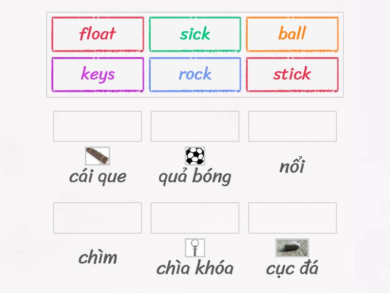 Unit 4 - Lesson 6 - Match up