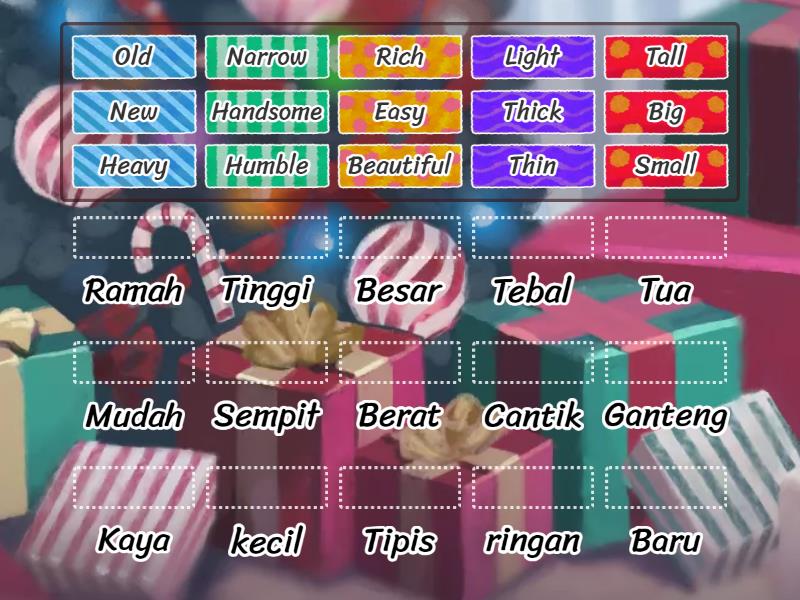 Adjective - Match up