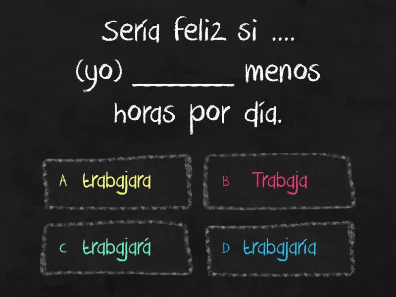 Completa las frases con el pretérito imperfecto de subjuntivo del verbo ...