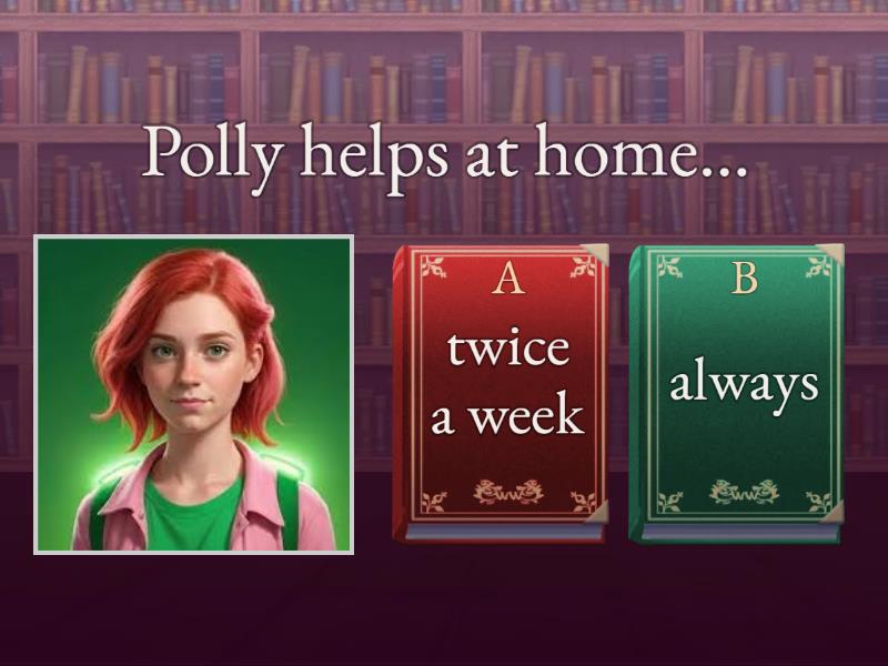 Polly´s chores - Quiz