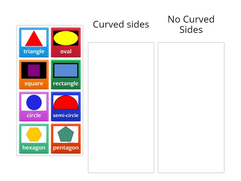 2d shape sorting - Categorize