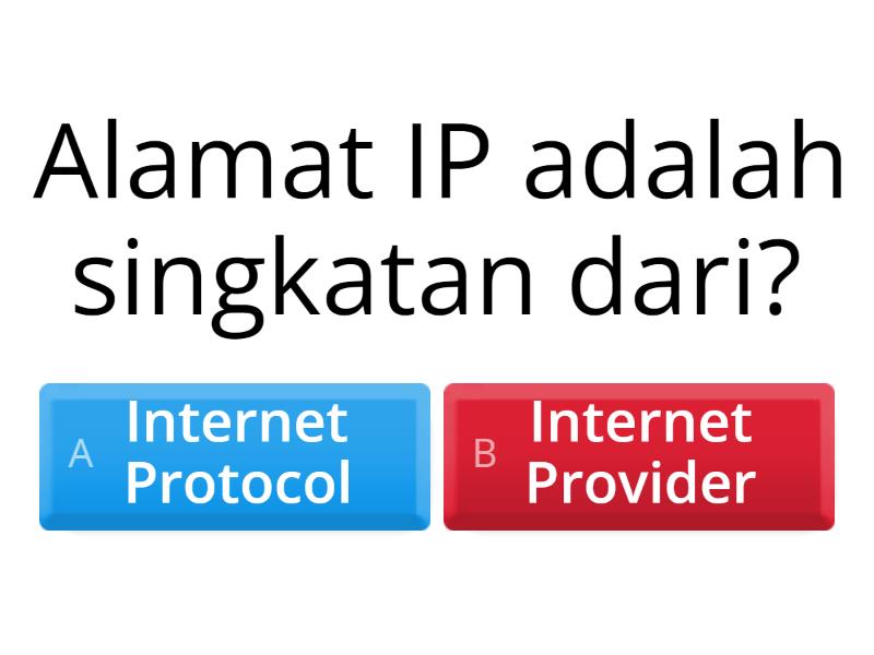 PENGALAMATAN IP - Quiz