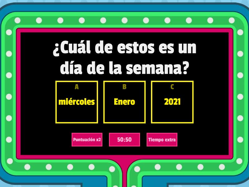 CALENDARIO 2024 - Gameshow quiz