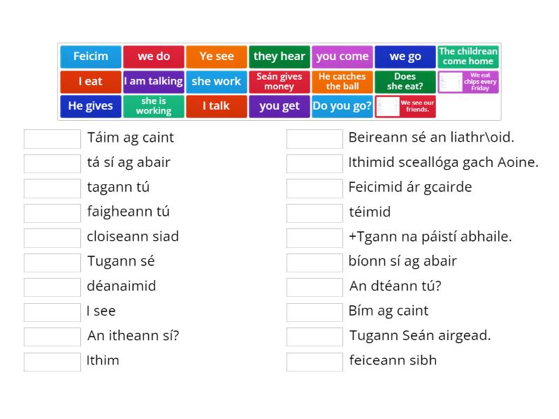 Aimsir Láithreach - Match up